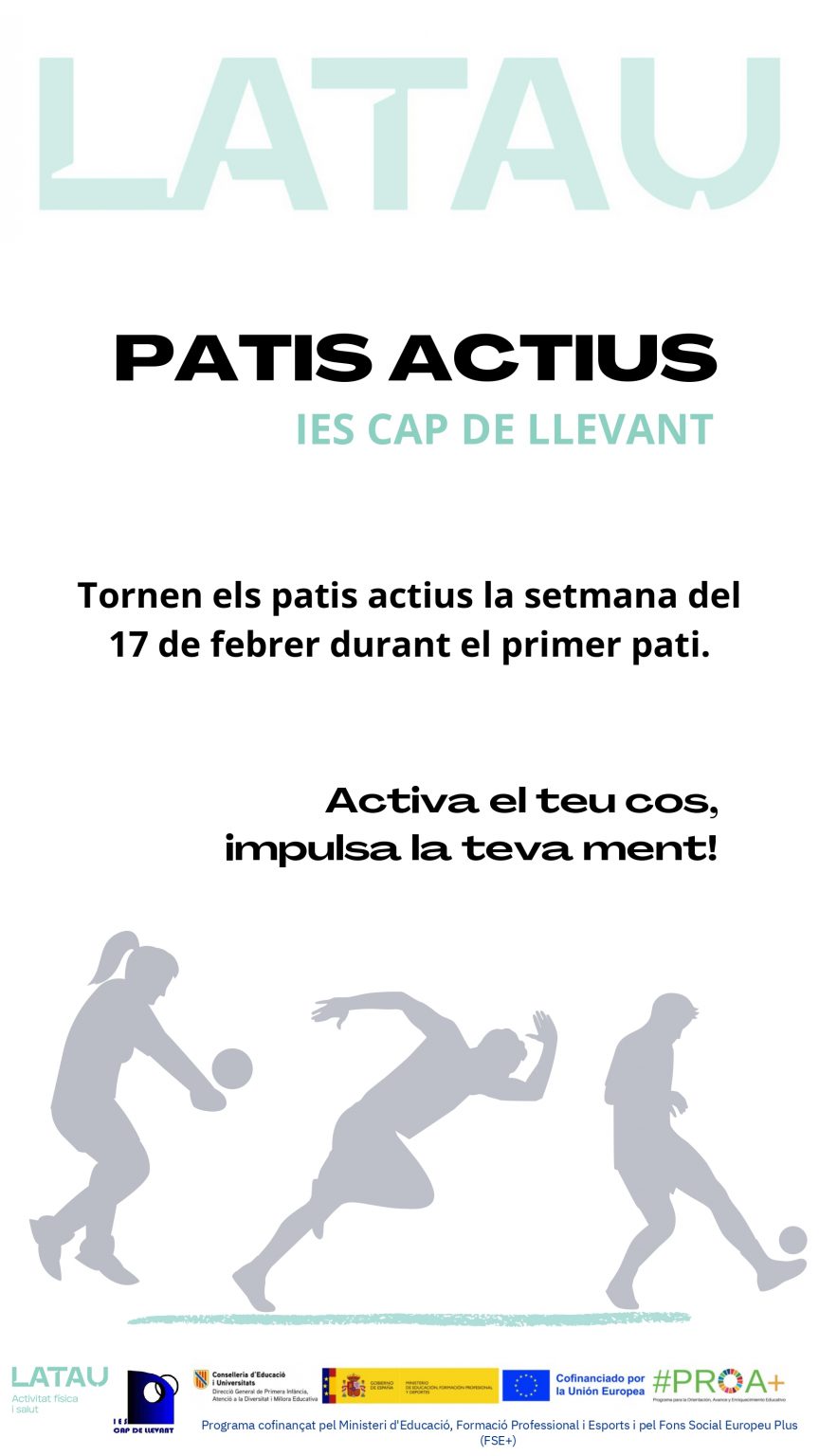 Patis Actius 2025 | IES Cap de Llevant